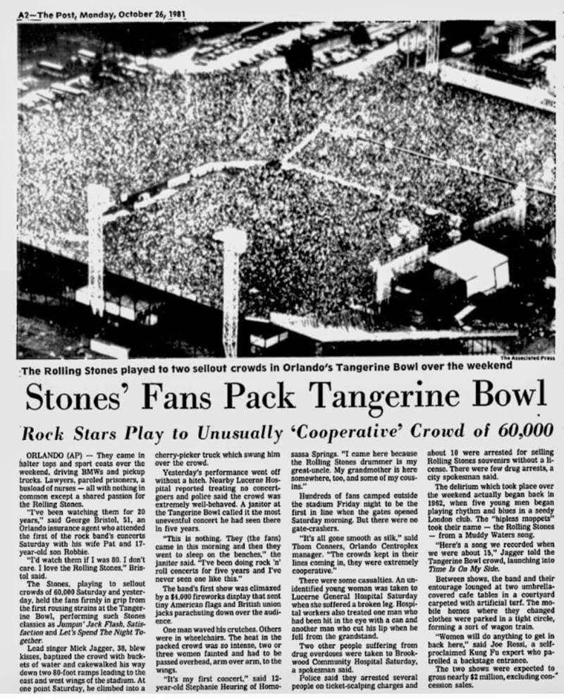 Rock & Roll Newspaper Press History: The Rolling Stones - The Chicago ...