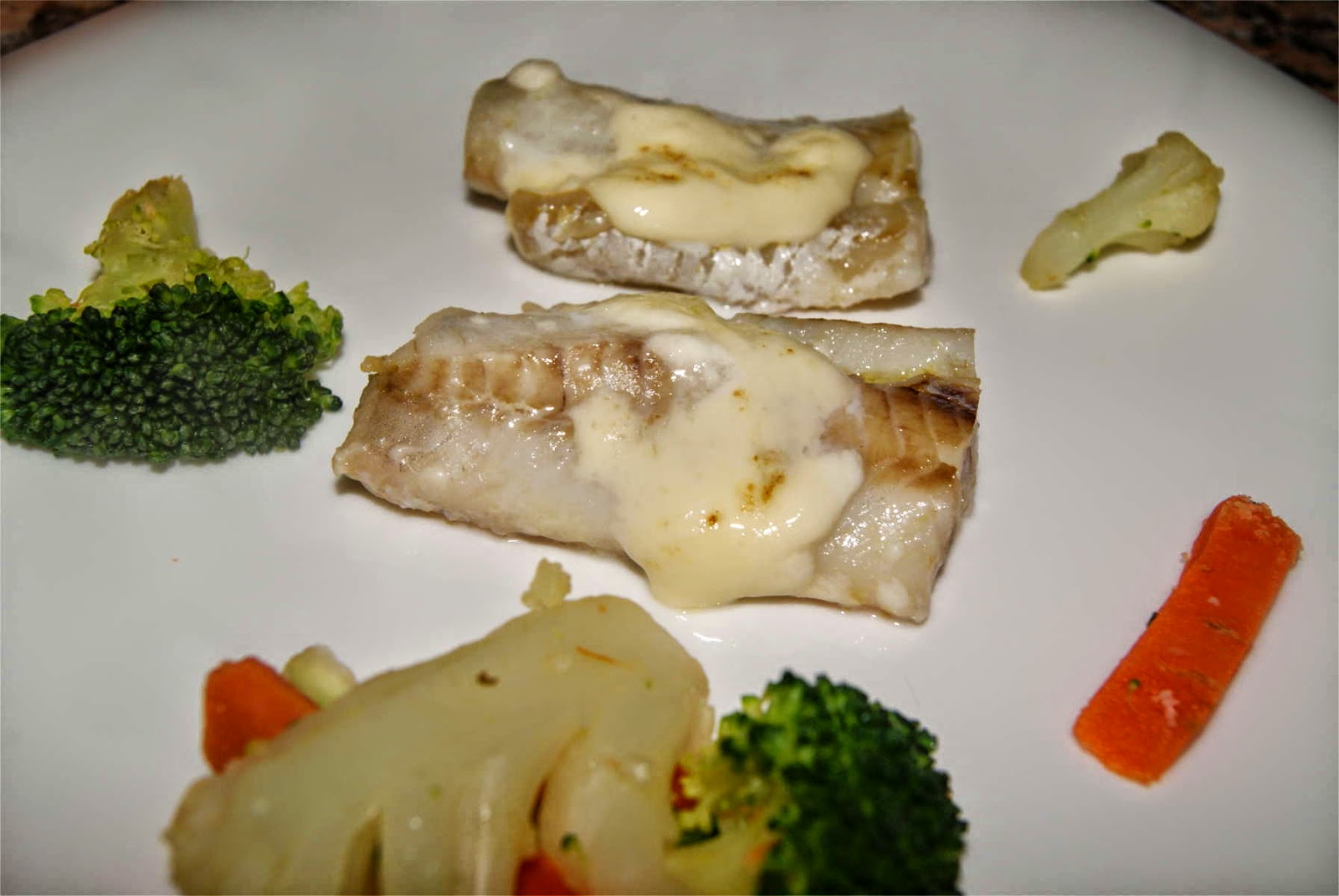 Pescado gratinado con mayonesa ~ ¡Qué rico!