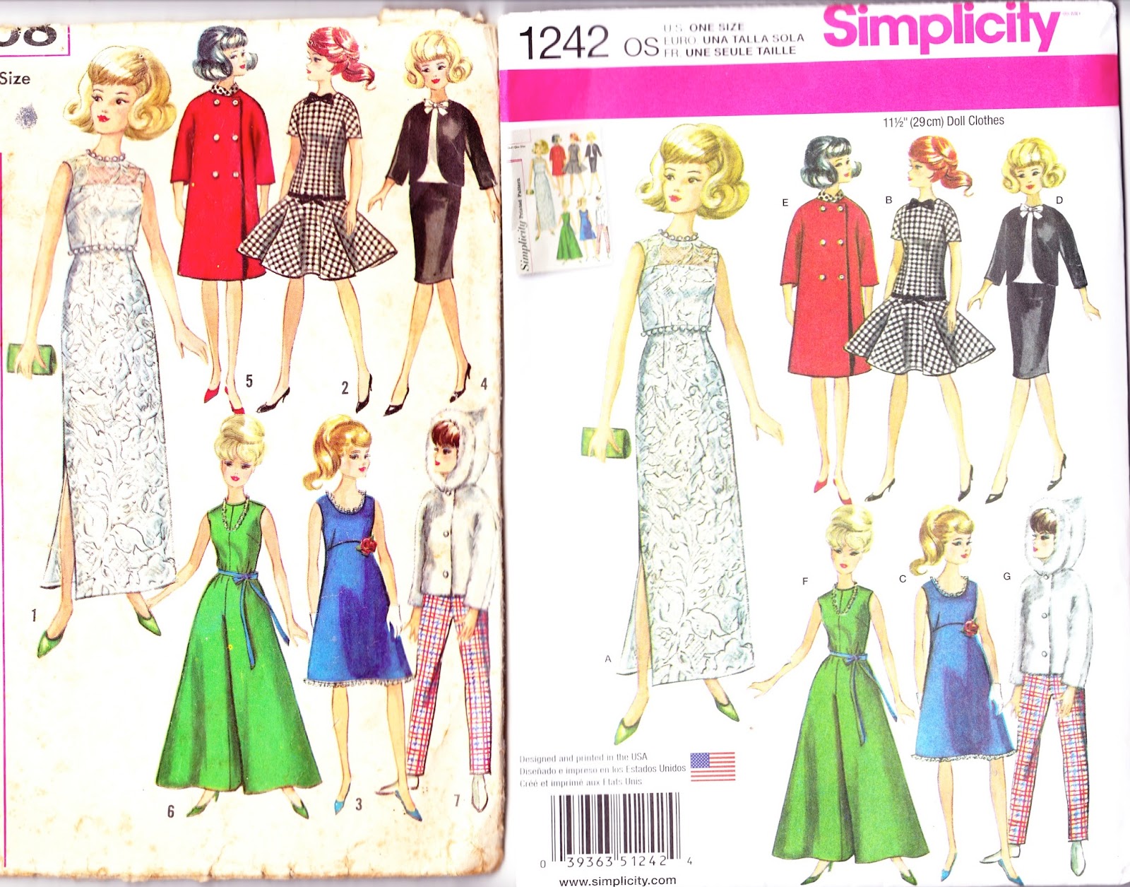 Skippercollector: Barbie Simplicity pattern 6208