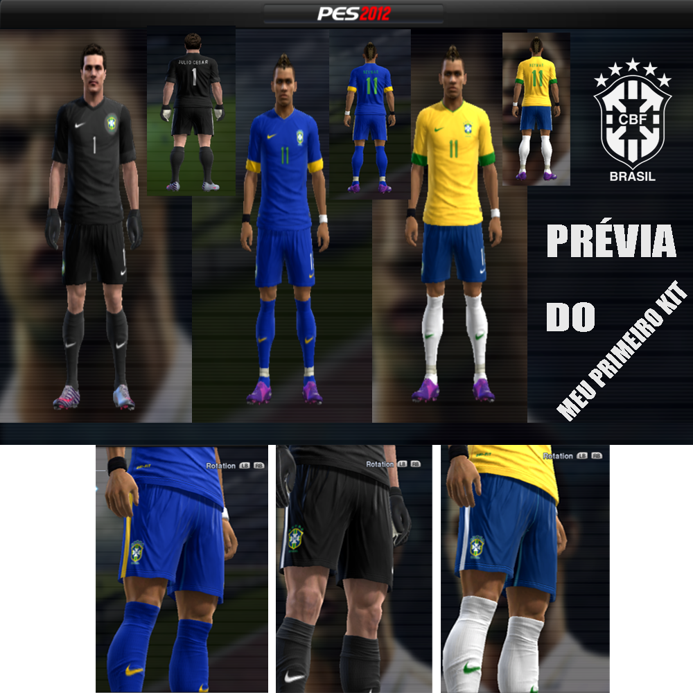 Kits by Pedro: Prévia da Seleção Brasileira by Pedro