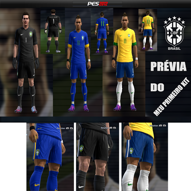 Kits by Pedro: Prévia da Seleção Brasileira by Pedro