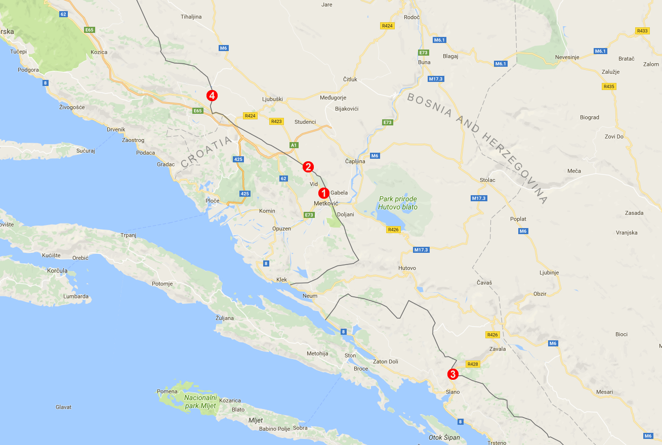 Alternative Border Crossings in the south between Bosnia and ...