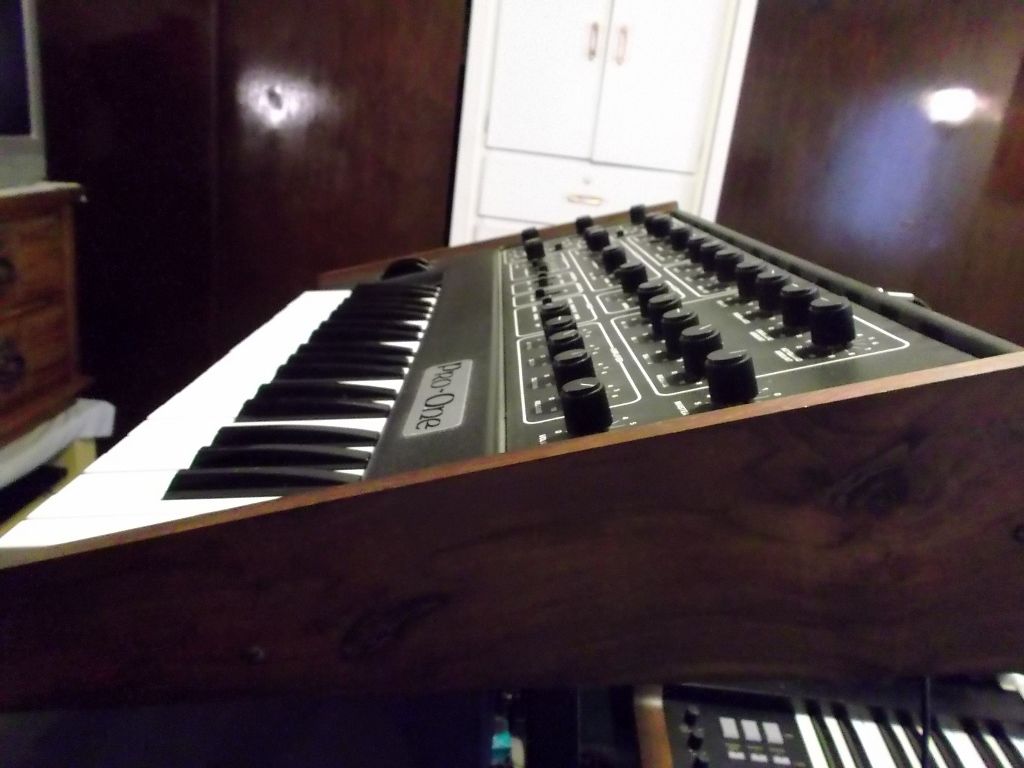 MATRIXSYNTH: Sequential Circuits Pro One Analog Sinthesizer J Wire SN ...