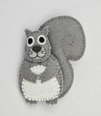 Bugs and Fishes by Lupin: Make a Felt Squirrel from My New Book!