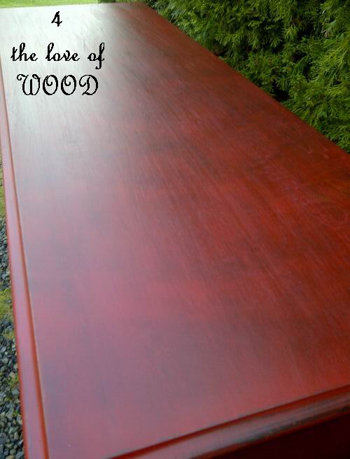 4 the love of wood: WIPE ON POLY OVER RED - ascp emperors silk red ...