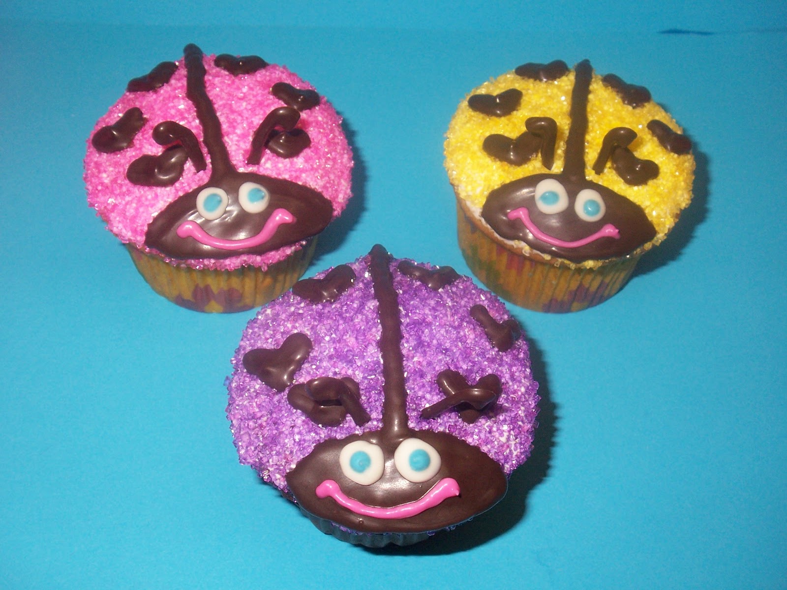 Uniquely Cupcaked Love Bug Cupcakes