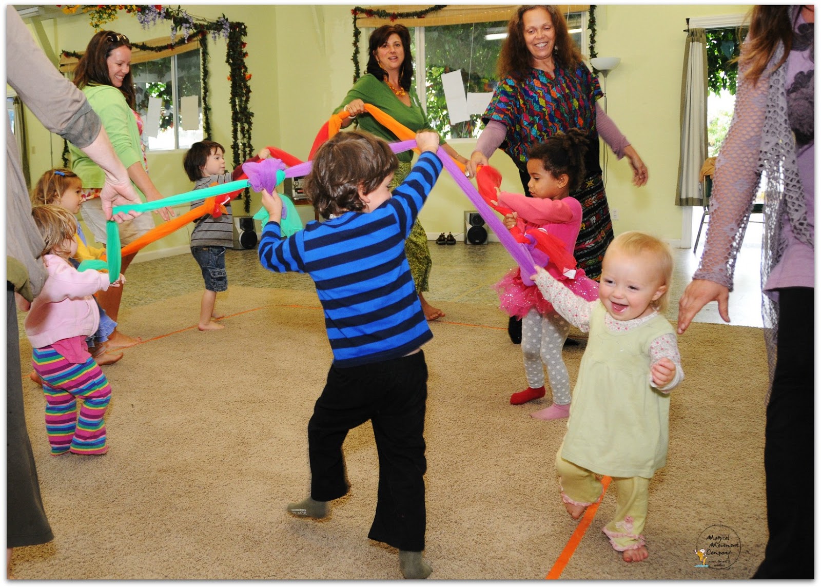 From The Montessori Music Room: Four Ways To Move With A "Stretchy Band ...