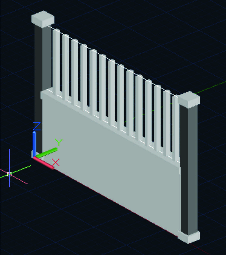 Membuat Pagar 3D dengan Autocad | Oom Henk-J Lesson