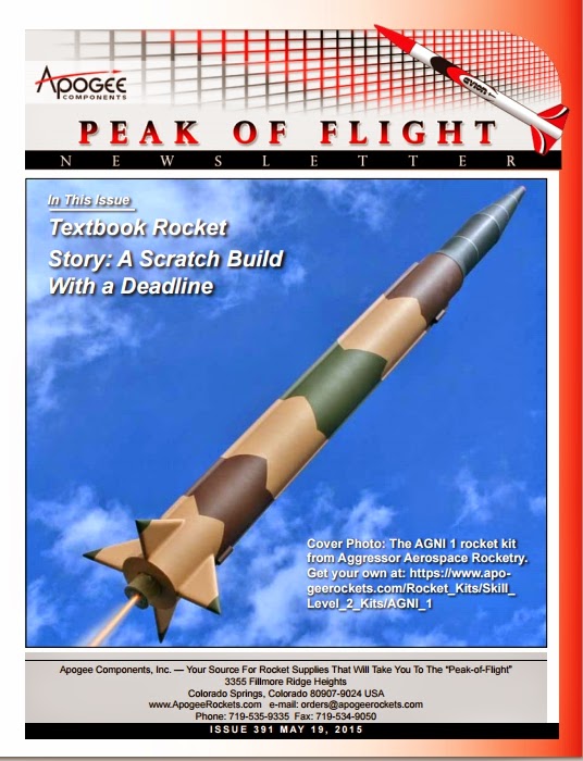 Model Rocket Building: Textbook Rocket, Peak Of Flight Article