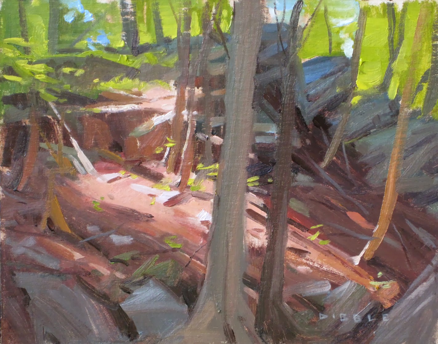 The blog of dibbleart.com: New Painting