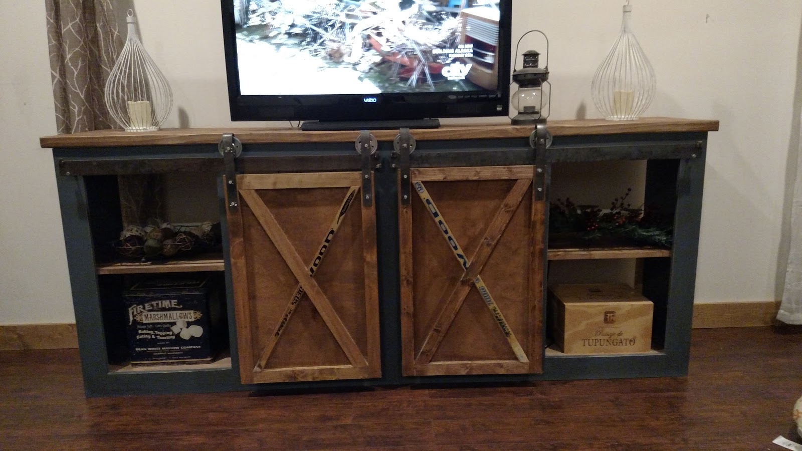 Grandy Barn Door Console | Ana White