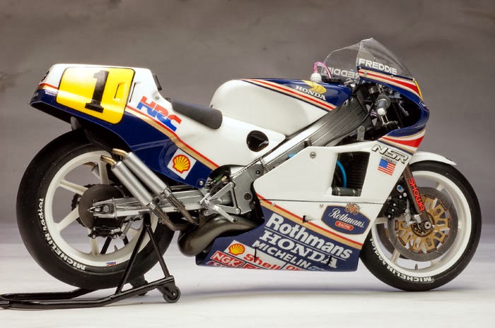 Racing Scale Models: Honda NSR 500 F.Spencer 1986 by Utage Factory House (Tamiya)