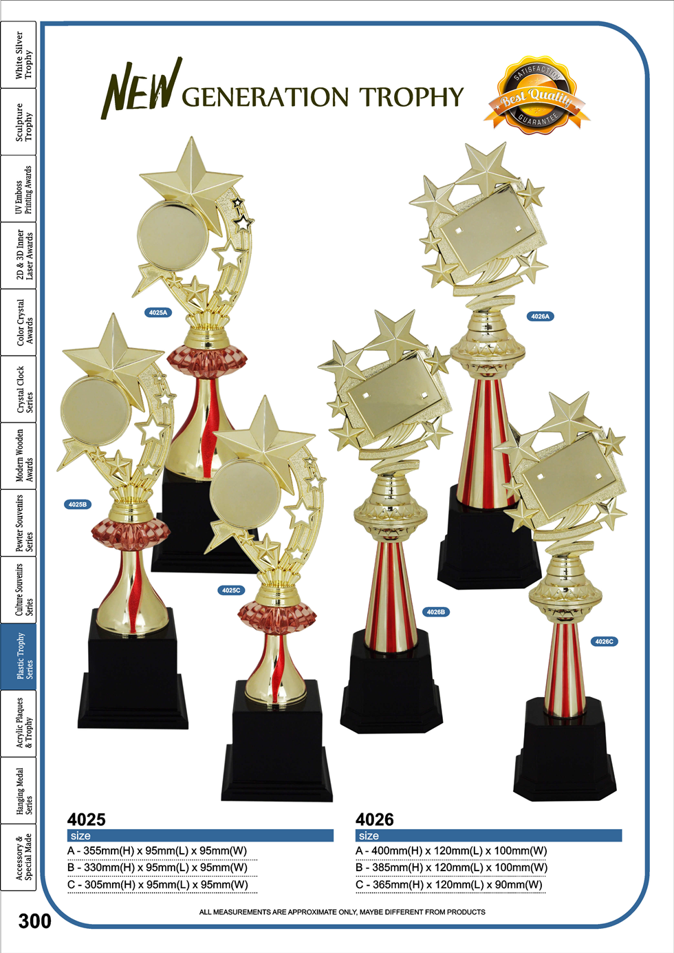 PLASTIC TROPHY | Trophy Supplier | Trophy Malaysia | Plaque Malaysia ...