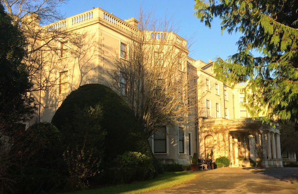 Patrick Comerford: Winter sunshine at Farmleigh House, rebuilt by ...