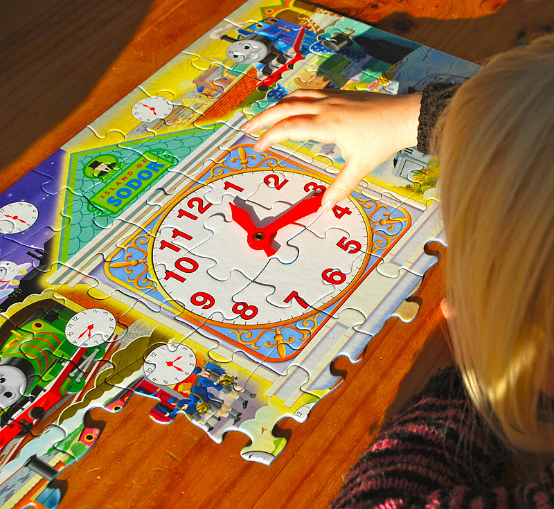 QWERTY Mum: Thomas & Friends Clock Jigsaw