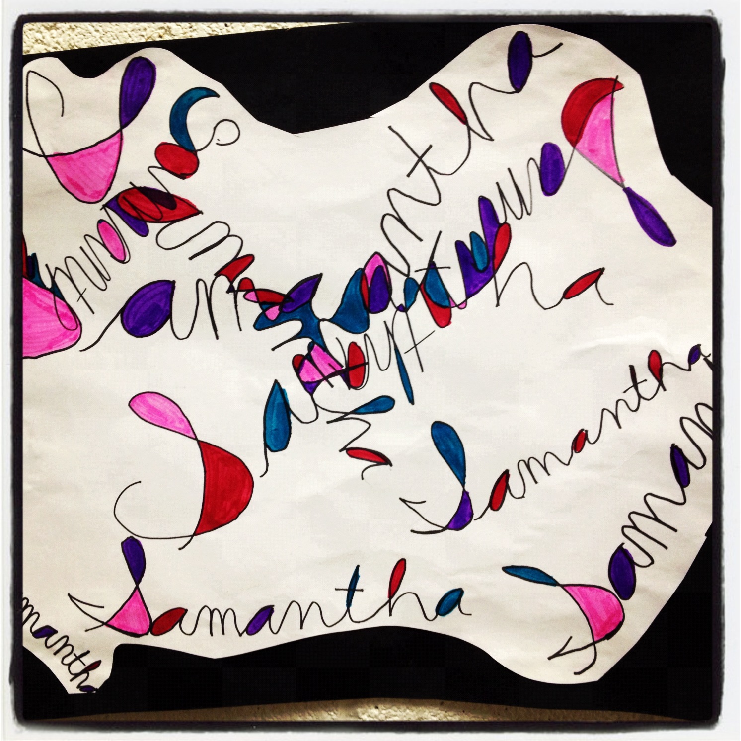 A little lovely: First Art of the new school year!