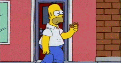 Simpson gif: Adiós pringao Los Simpson