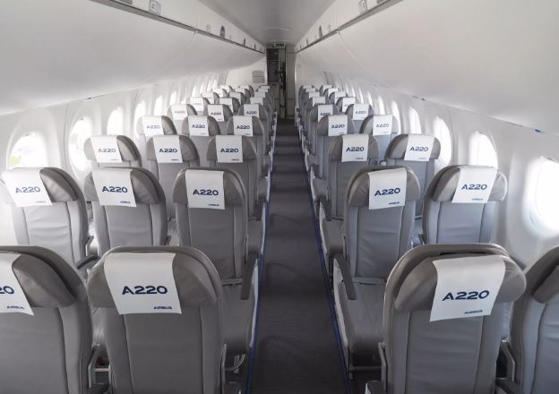 Airbus A220-100 Specs, Jet, Seats, Engines, Cabin, and Price - Airplane ...