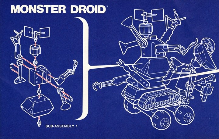 Vintage Star Wars Droid Factory Blueprints