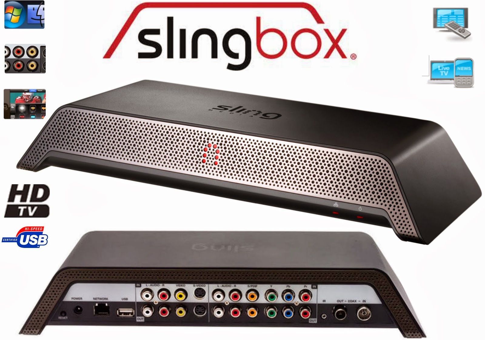 clubazevolutionbox: NOVIDADE , NOVO RECEPTOR HD SLINGBOX ,POREM NÃO É ...