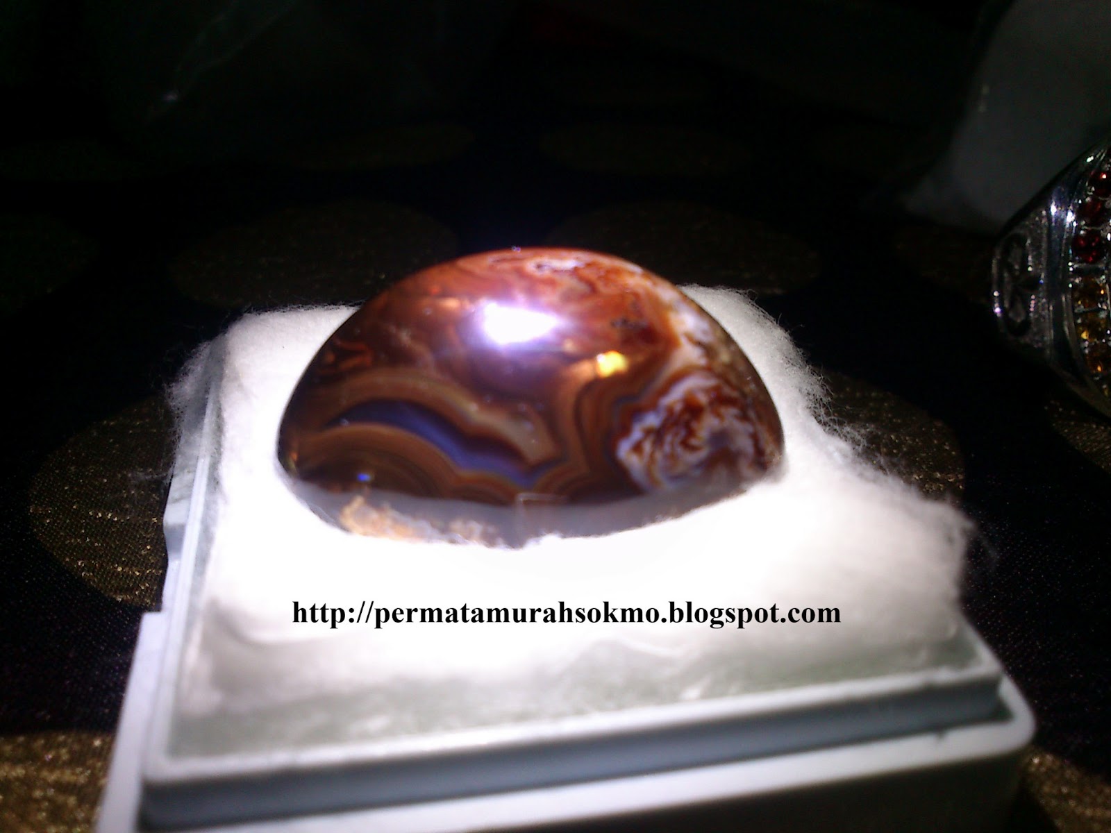 PERMATA MURAH SOKMO: BATU AKIK API ASLI MEXICO - Rare! : SOLD