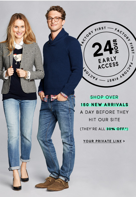 J.Crew Aficionada: J.Crew Factory Exclusive Early Access: Shop new ...