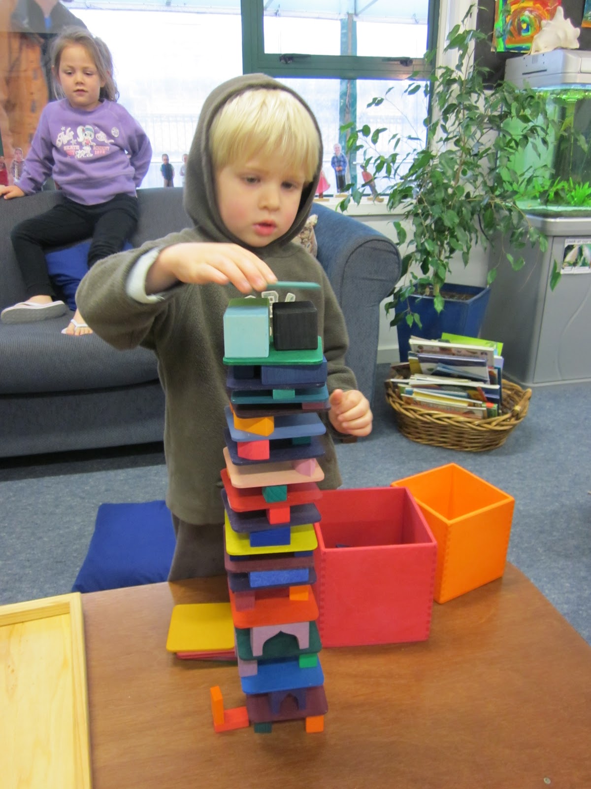 Mairtown Kindergarten: Blocks and more blocks....