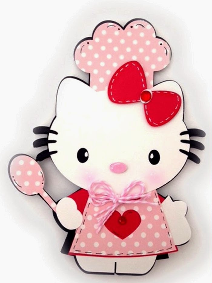 Paper Craft Creations: Hello Kitty Christmas Refrigerator Magnets