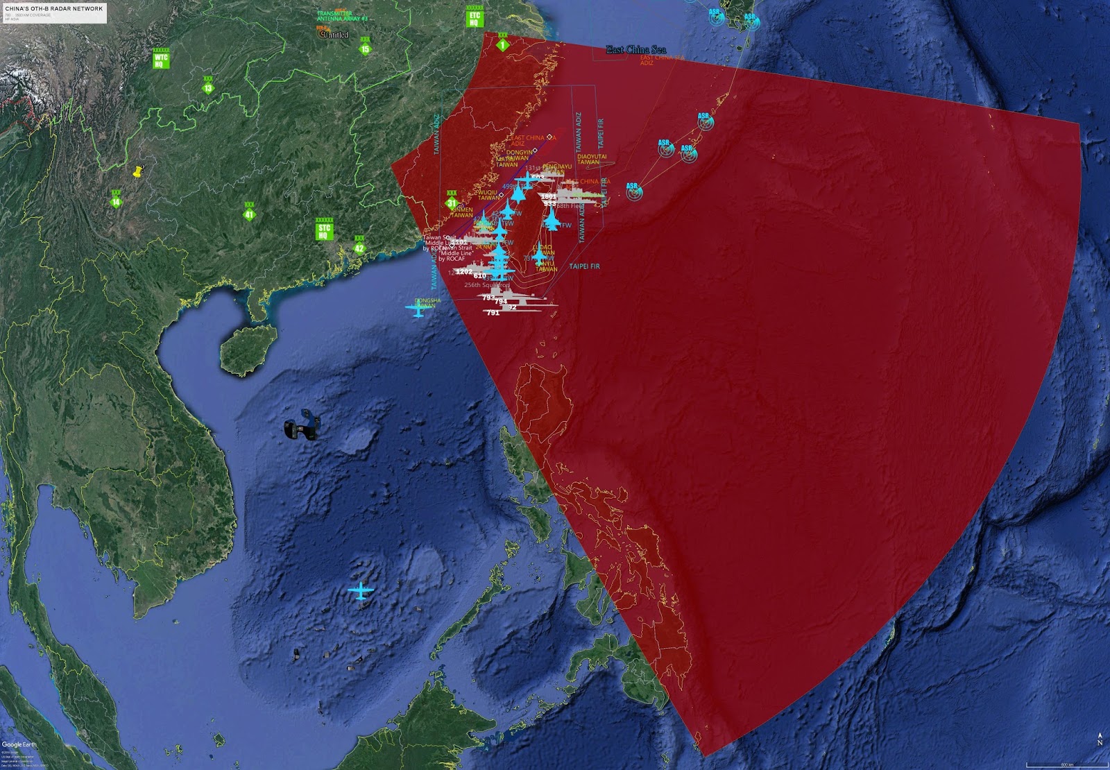 Chinese Over The Horizon Radar