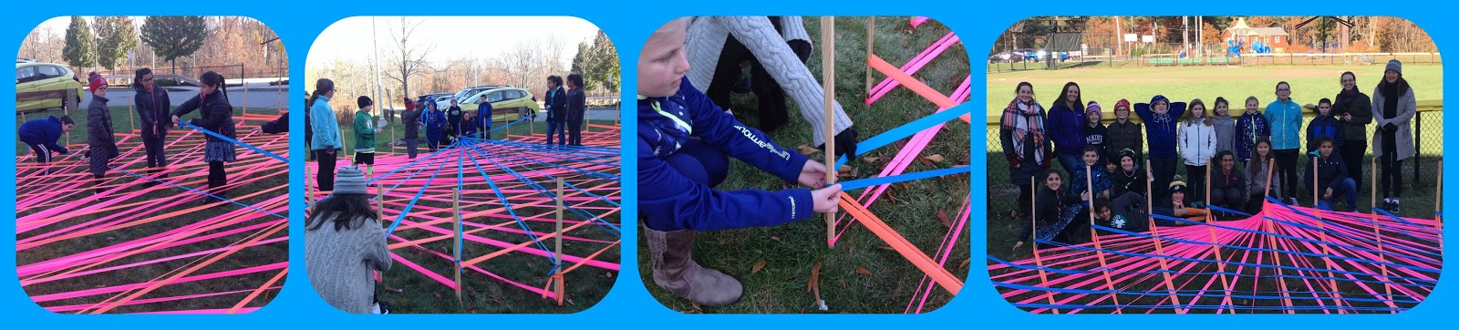 Ms. Nasser's Art Studio: Geometric String Art Installation