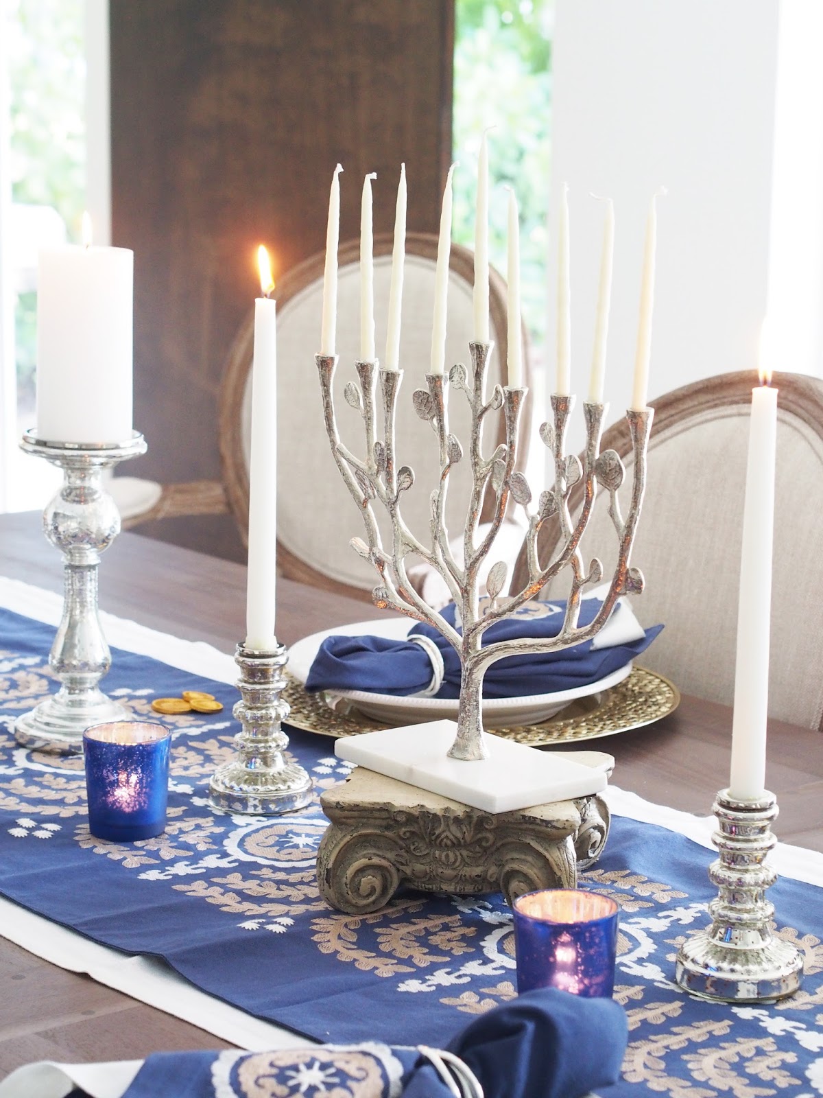 Typical Domestic Babe: Set The Table: Hanukkah Edition