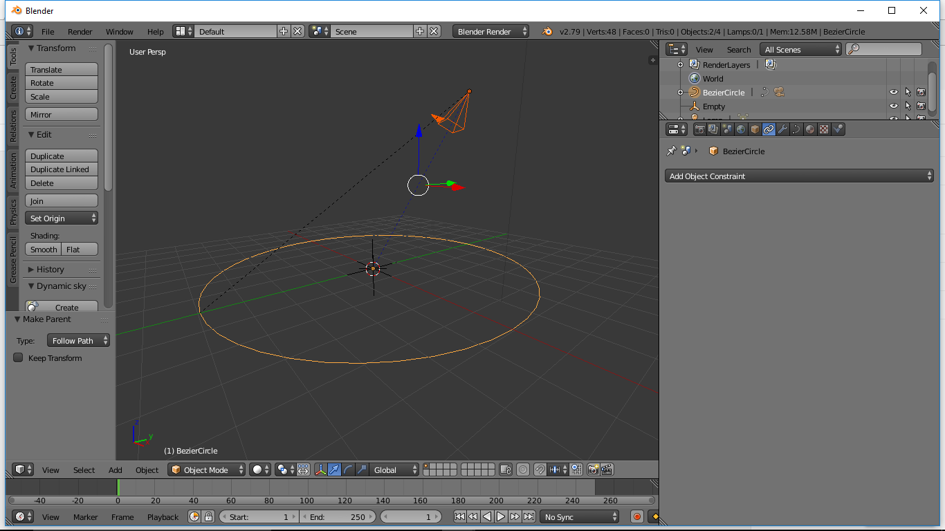How To Target Camera And Rotate Around Object In Blender 6357