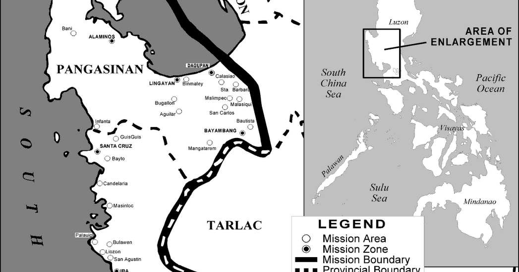 Philippines Olongapo Mission: Mission Map