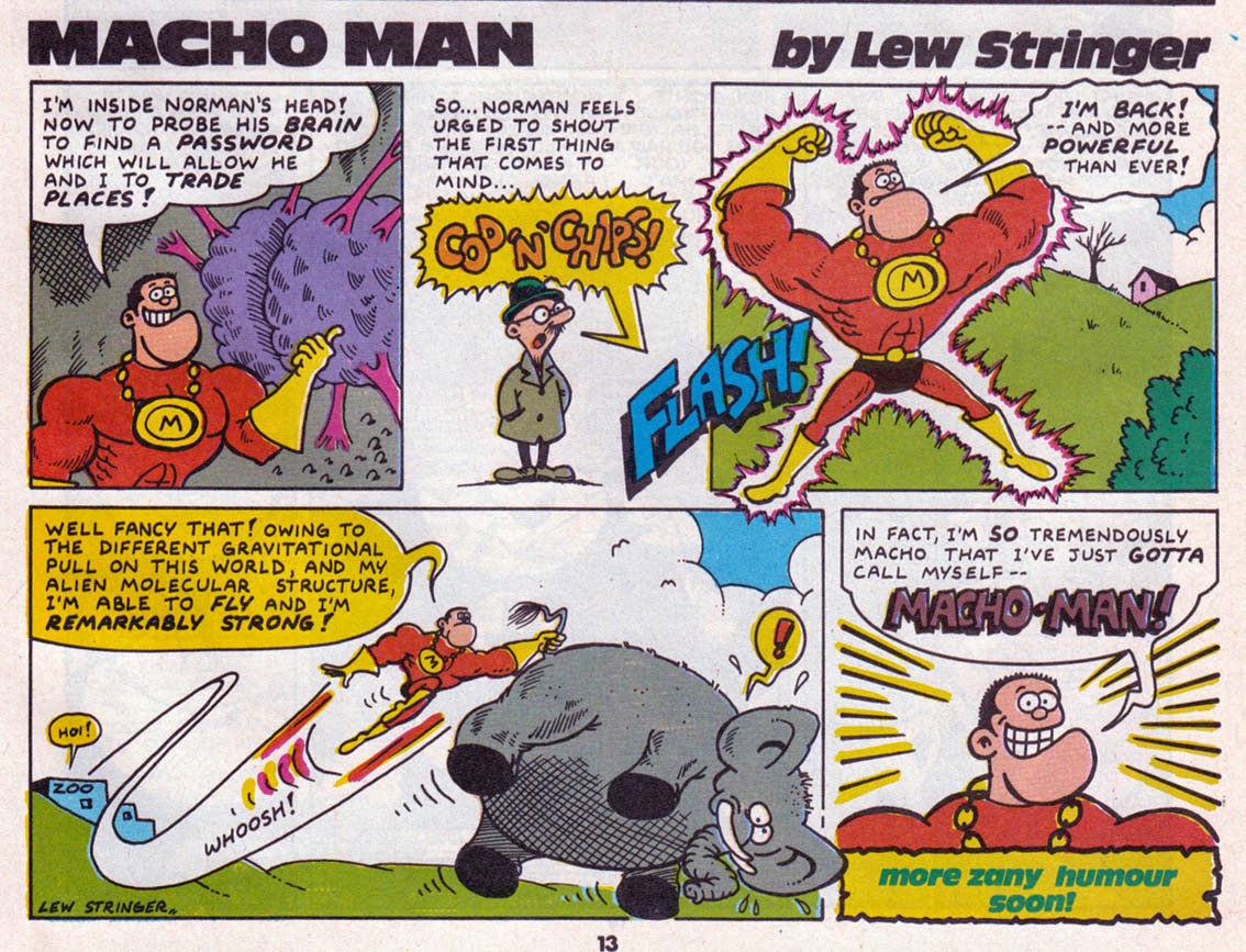 Lew Stringer Comics: The Saga of MACHO MAN!