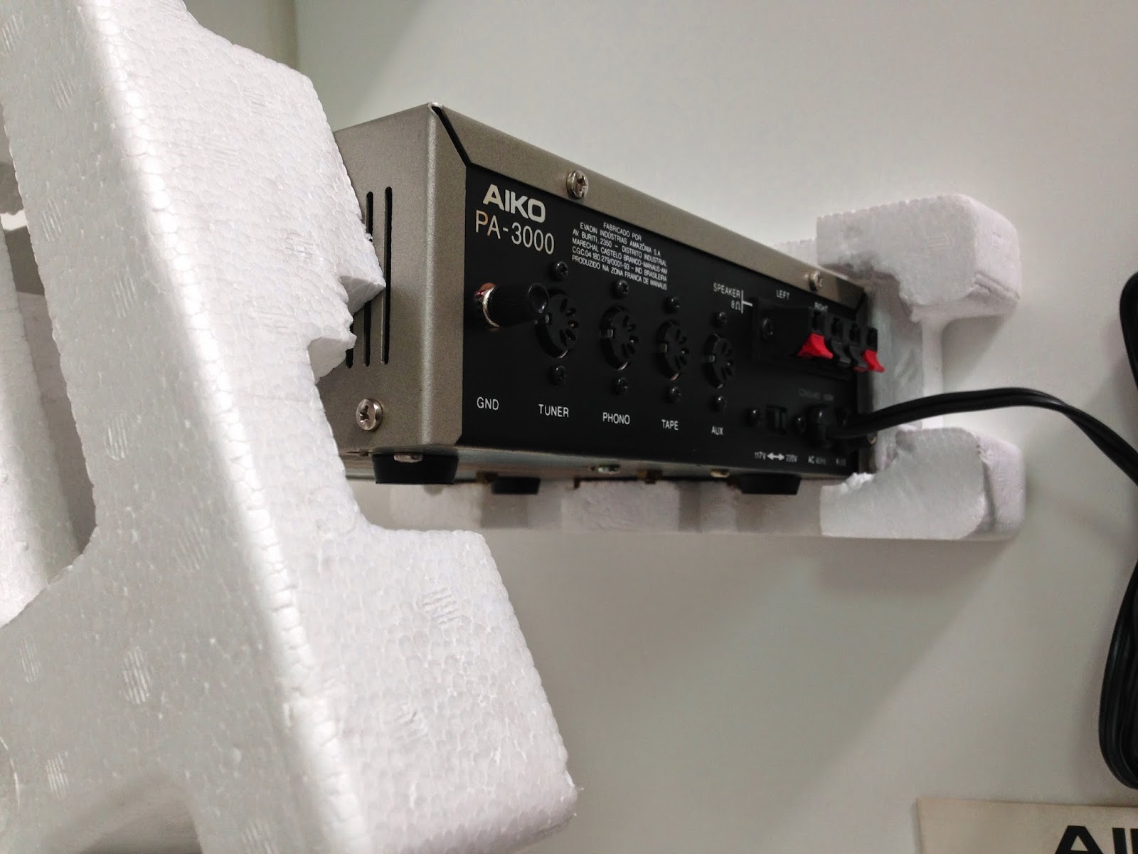 Página do Tempo/Janela do Tempo: Micro System Aiko S 3000 - Novo Exemplar