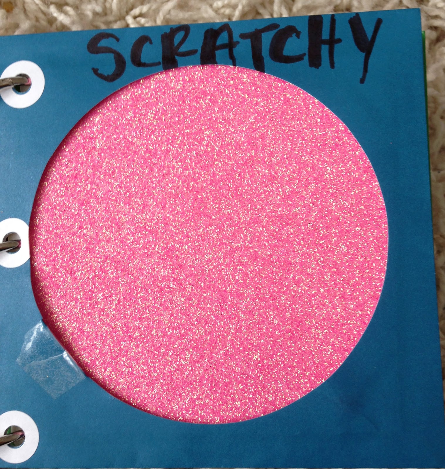 How Sweet It Is: DIY Book of Textures (sensory book)