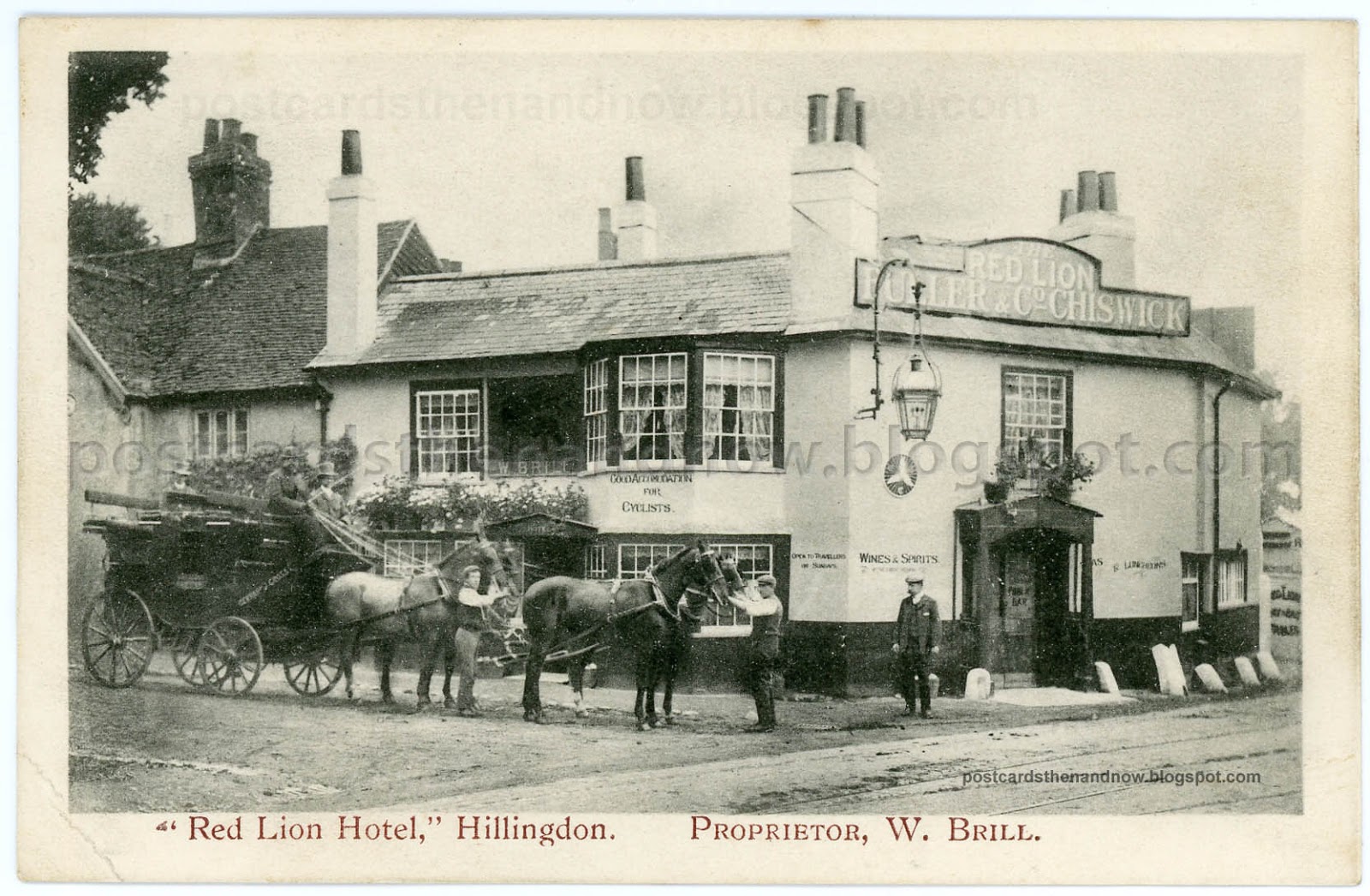 Postcards Then and Now: Hillingdon, Middlesex, c1906 and 1912