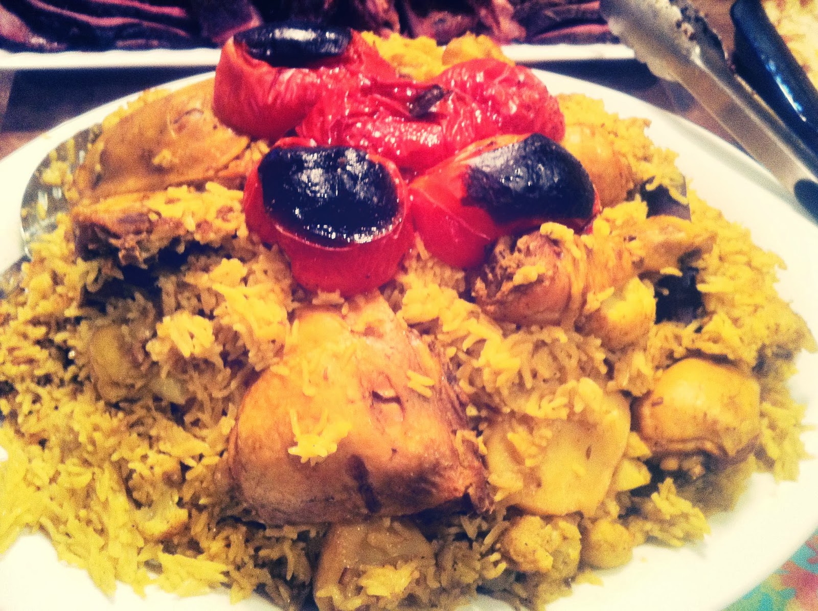 Dis Hungry Hawaiian: Try Something New: Maqloobeh (Upside-Down Chicken ...