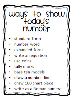 I Love 2 Teach: Today's Number {freebie}