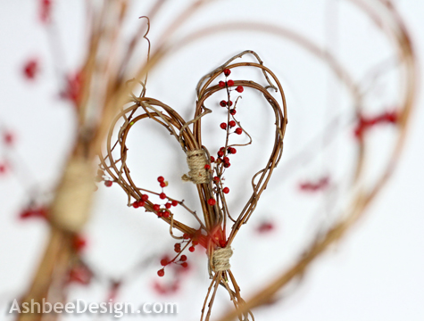 Ashbee Design: Valentine Ideas • DIY Twig Heart