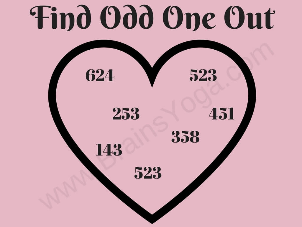 Odd One Out Numbers Brain Teaser For 3rd Grade Students odd-one-out-numbers-brain-teaser-for-3rd-grade-students