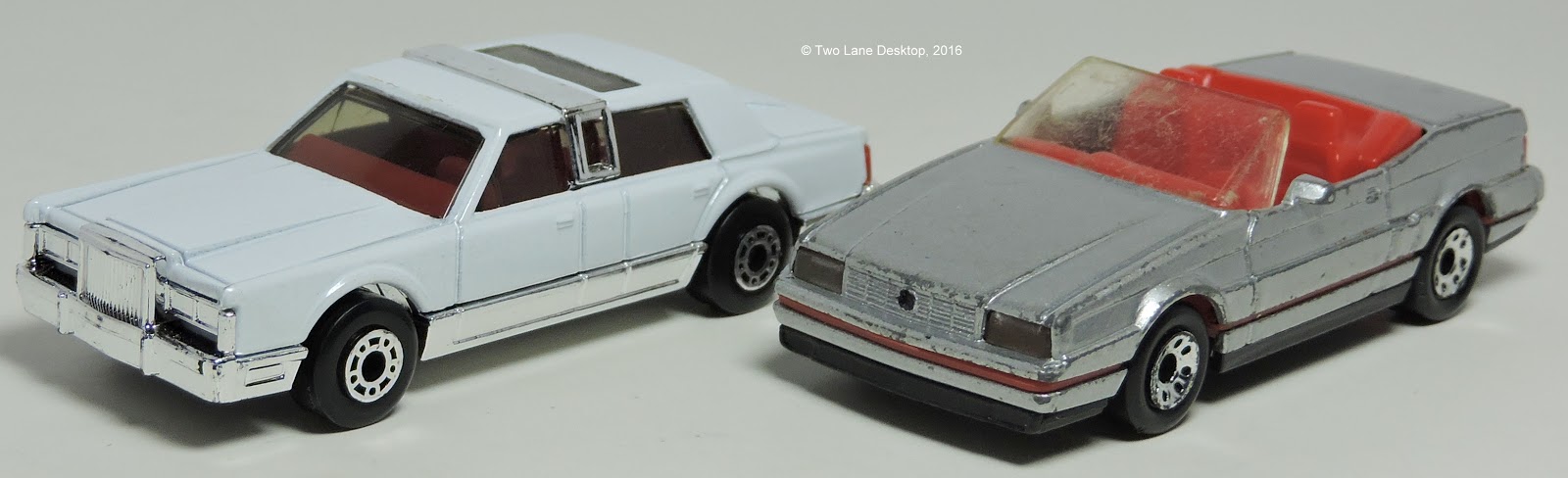 Matchbox Luxury: Cadillac Allante and Lincoln Town Car Limo