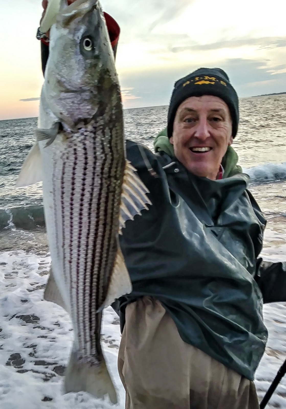 Rhode Island Striped Bass: Best Outing of the Year; First 30 inch Fish