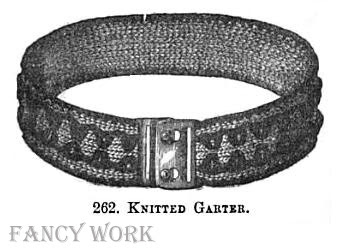 Fancy Work: Wednesday Workbasket: Knitted Garter