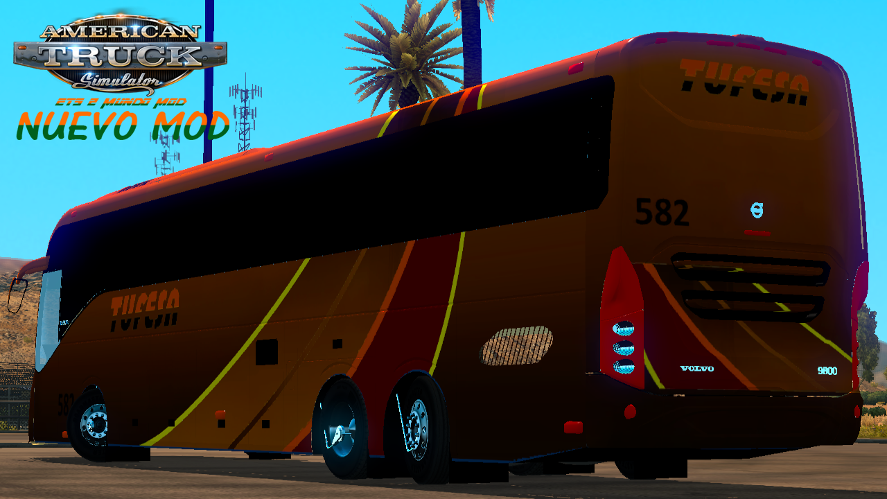 (Bus Mod) Volvo 9800 - ETS 2 Mundo Mod
