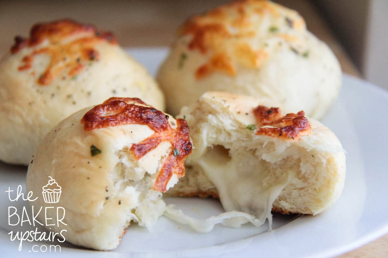 stuffed cheese buns - The Baker Upstairs