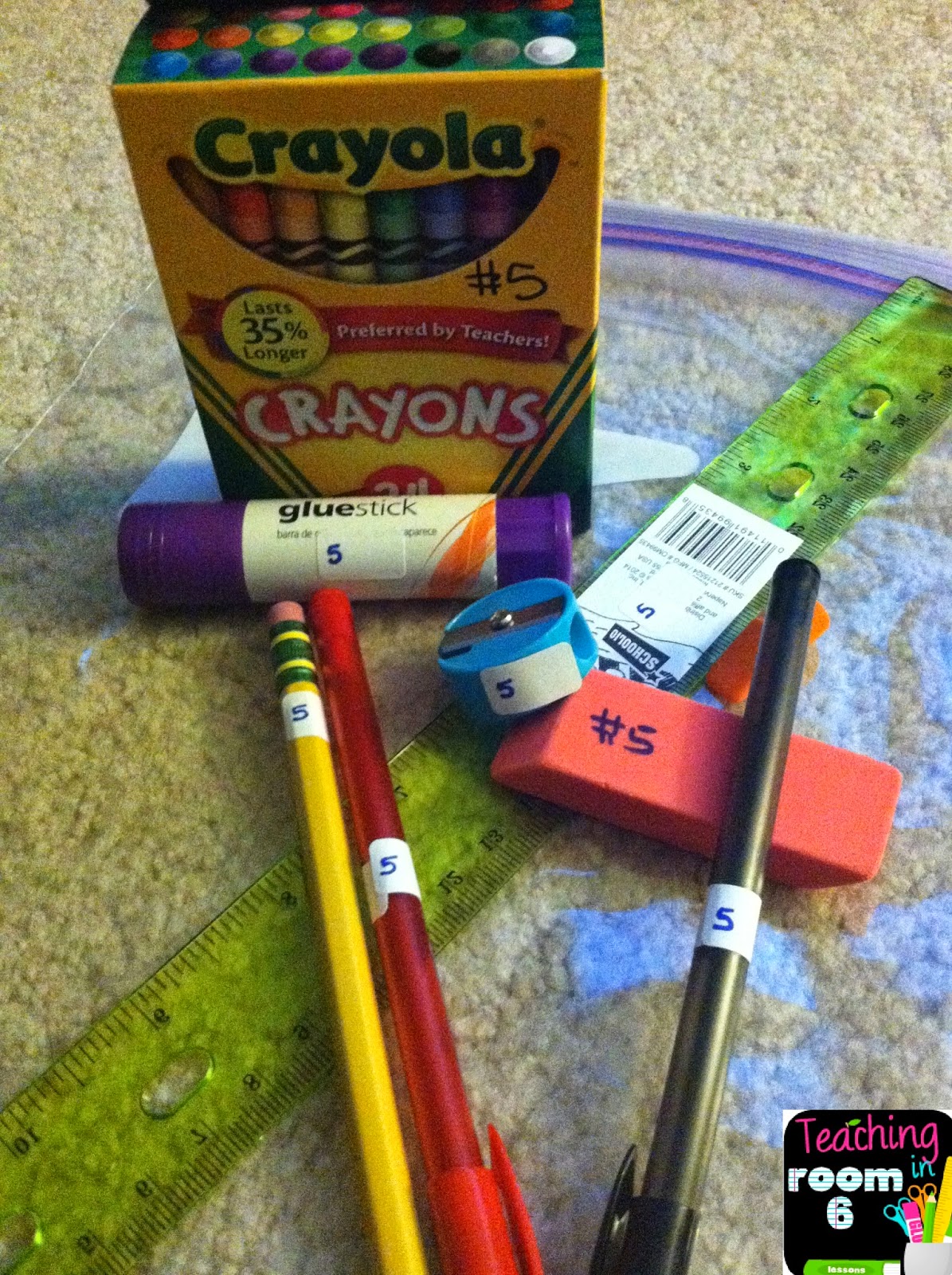 Bright Ideas: Student Supply Bags | Teaching in Room 6