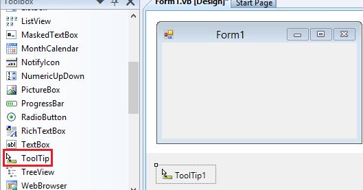 Vbnet Tooltip Control 9254
