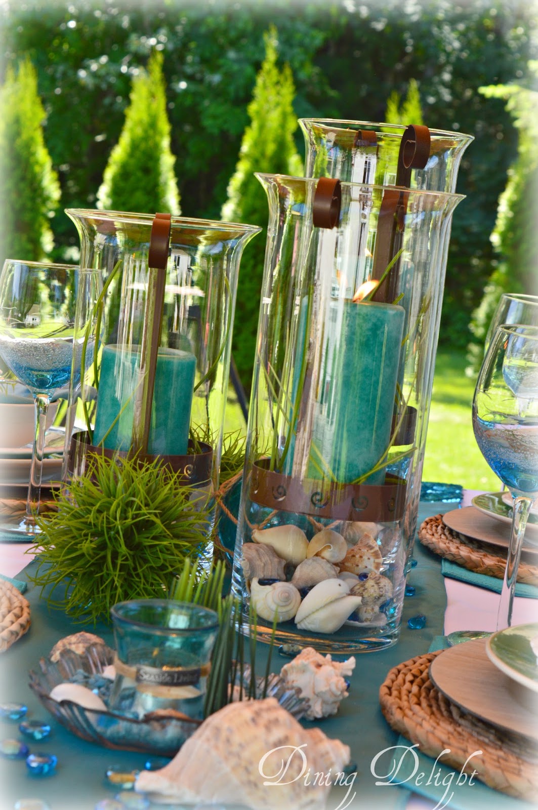 Dining Delight: Beach Tablescape in the Cabana