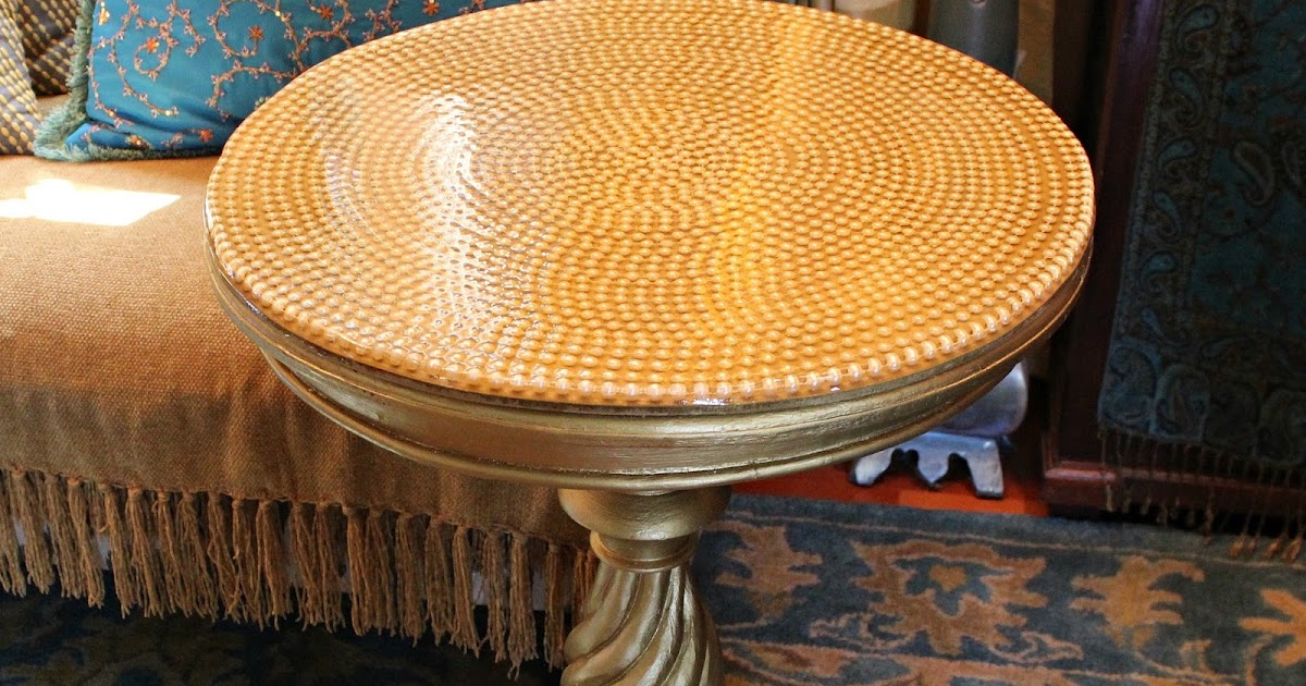Mark Montano: Pearl & Resin Table Makeover